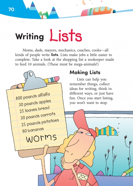 14 Writing Lists | Thoughtful Learning K-12