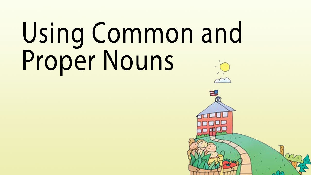 Common And Proper Nouns Powerpoint FREE Grammar Third Grade